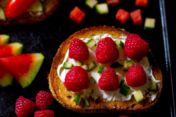 Summer Fruit Toast - Cooking Maniac