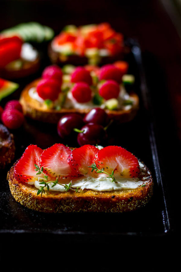 Summer Fruit Toast - Cooking Maniac