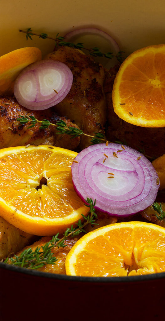Orange Cumin Roast Chicken - Cooking Maniac