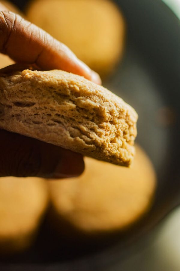 Flaky Whole Wheat Buttermilk Biscuit - Cooking Maniac