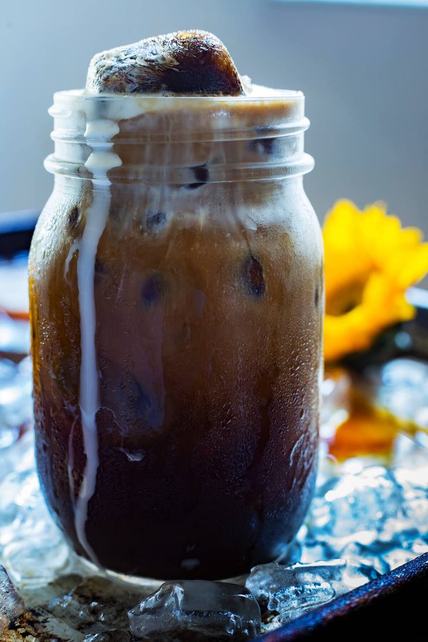 Perfect Coconut Iced Coffee + Coffee Iced Cubes - Cooking Maniac